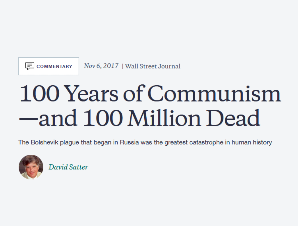 100 Years of Communism—and 100 Million Dead